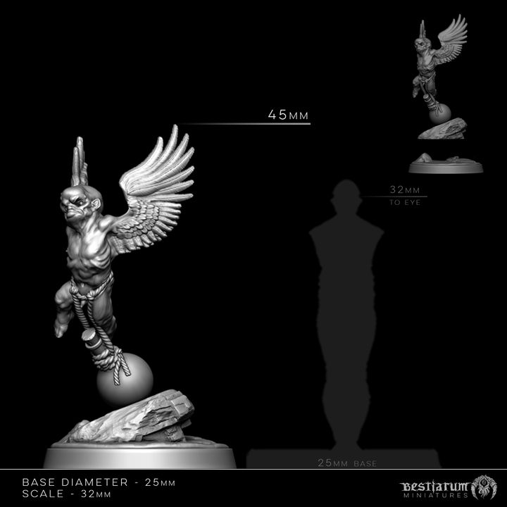 3D Printable Haemonculid Bombard | Alchemic Order | Constructs by Bestiarum Miniatures